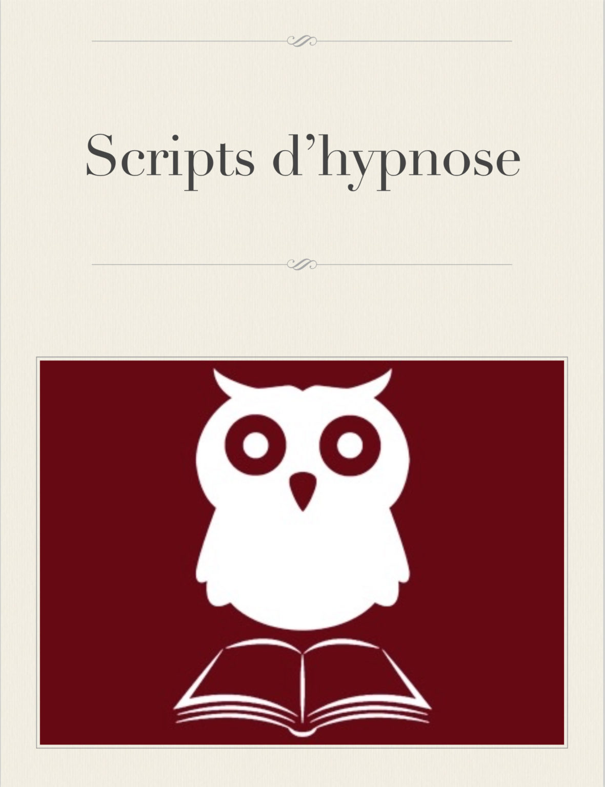 E-book - 20 Scripts D'Hypnose - Scripts Hypno Pro